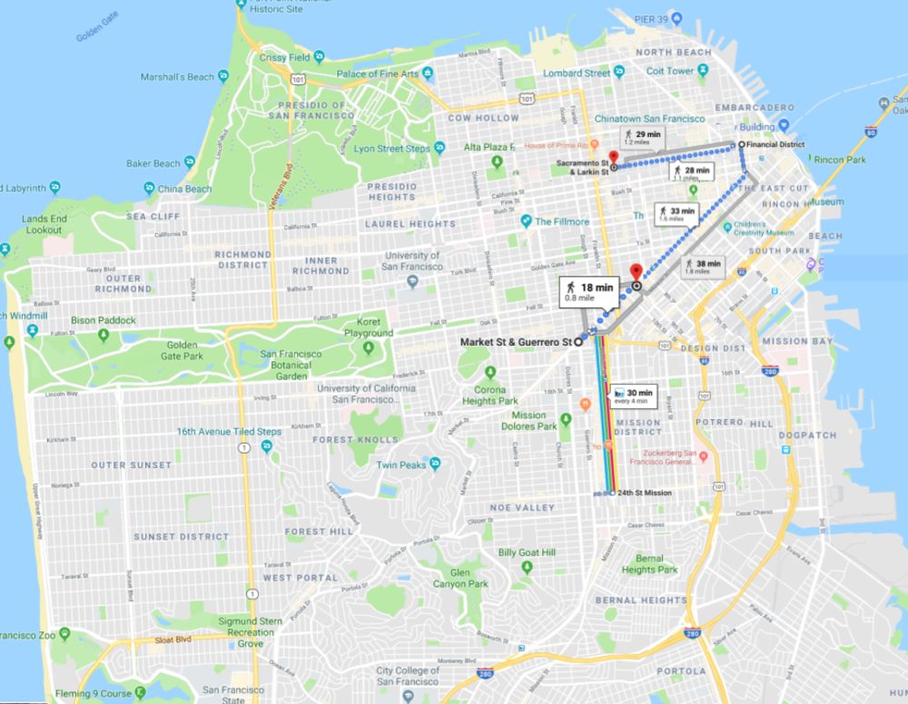 Nob Hill San Francisco Map - Map